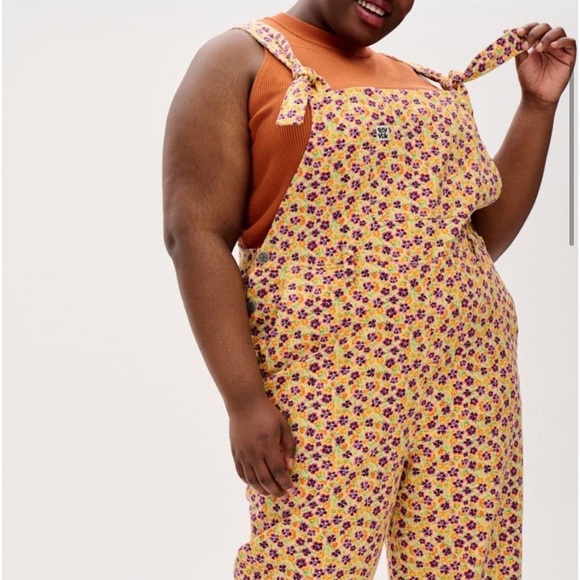 Lucy & Yak | Pants & Jumpsuits | Lucy Yak Sz 4 Easton Dungarees Organic Twill In Everglades ...